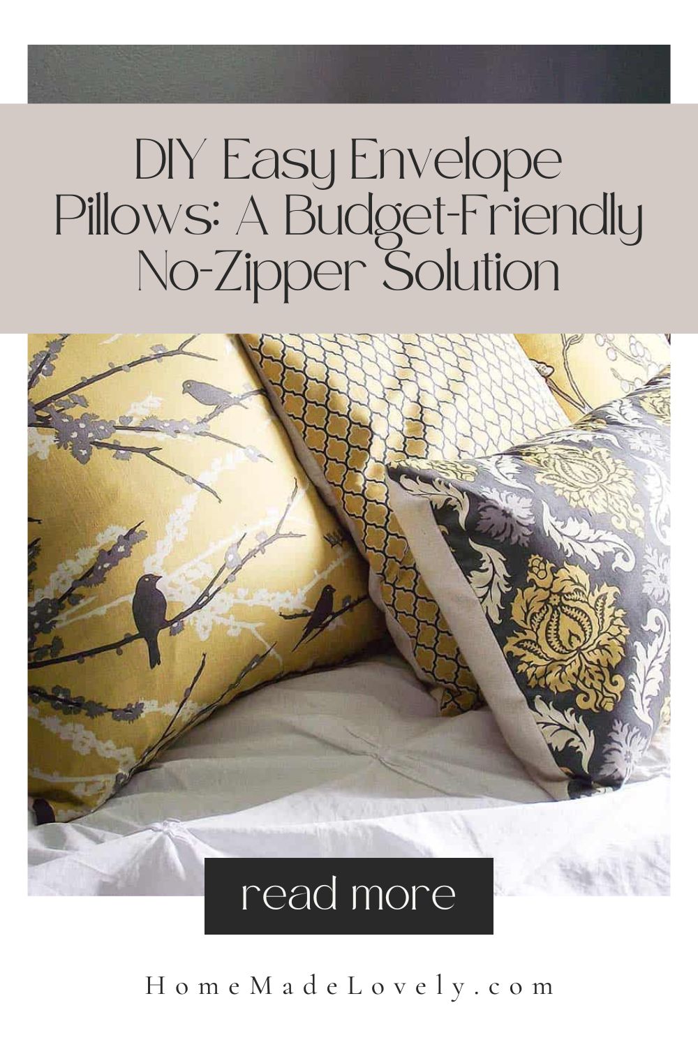 DIY Easy Envelope Pillows: A Budget-Friendly No-Zipper Solution