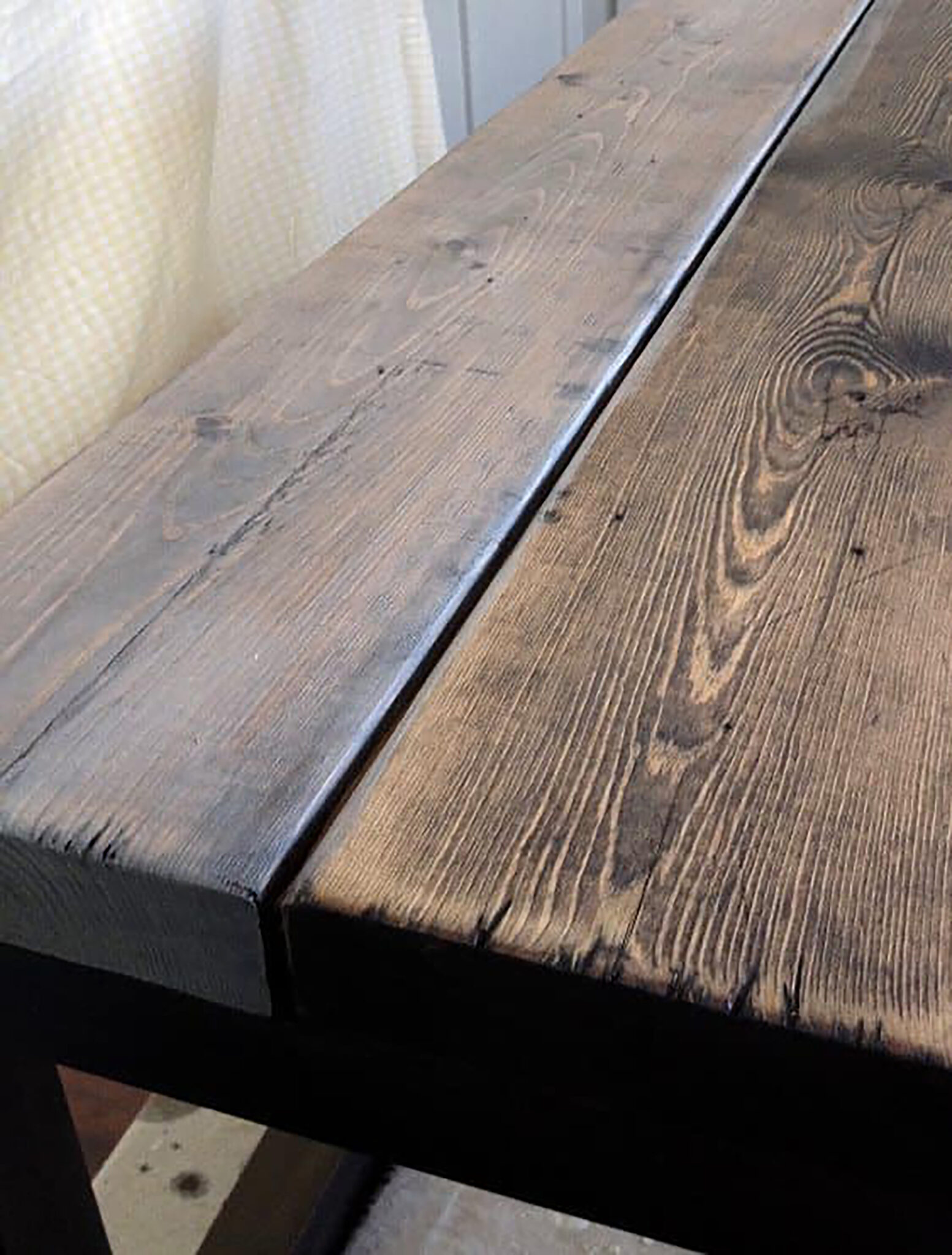How to Create a Beautiful Grey Wash Wood Finish on a Budget