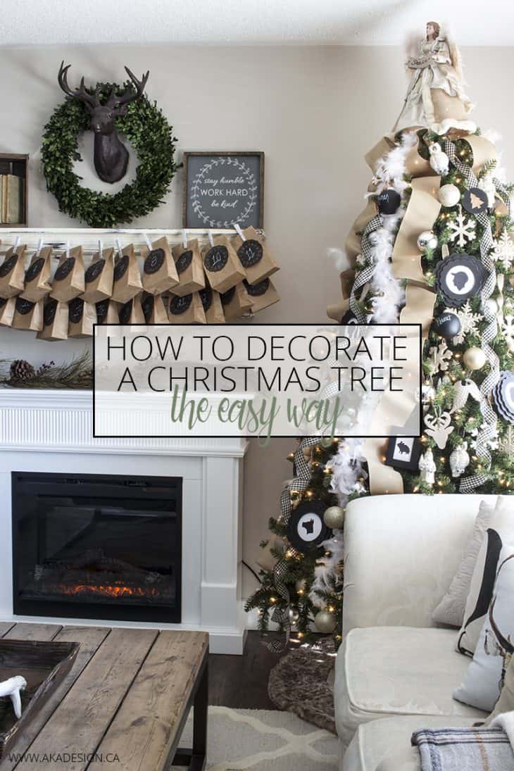 How to Decorate a Christmas Tree the Easy Way - Step-by-Step
