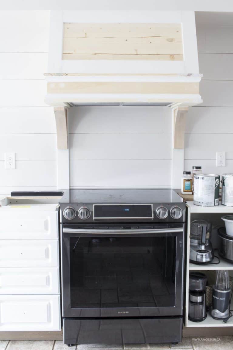 DIY Custom Range Hood Cover