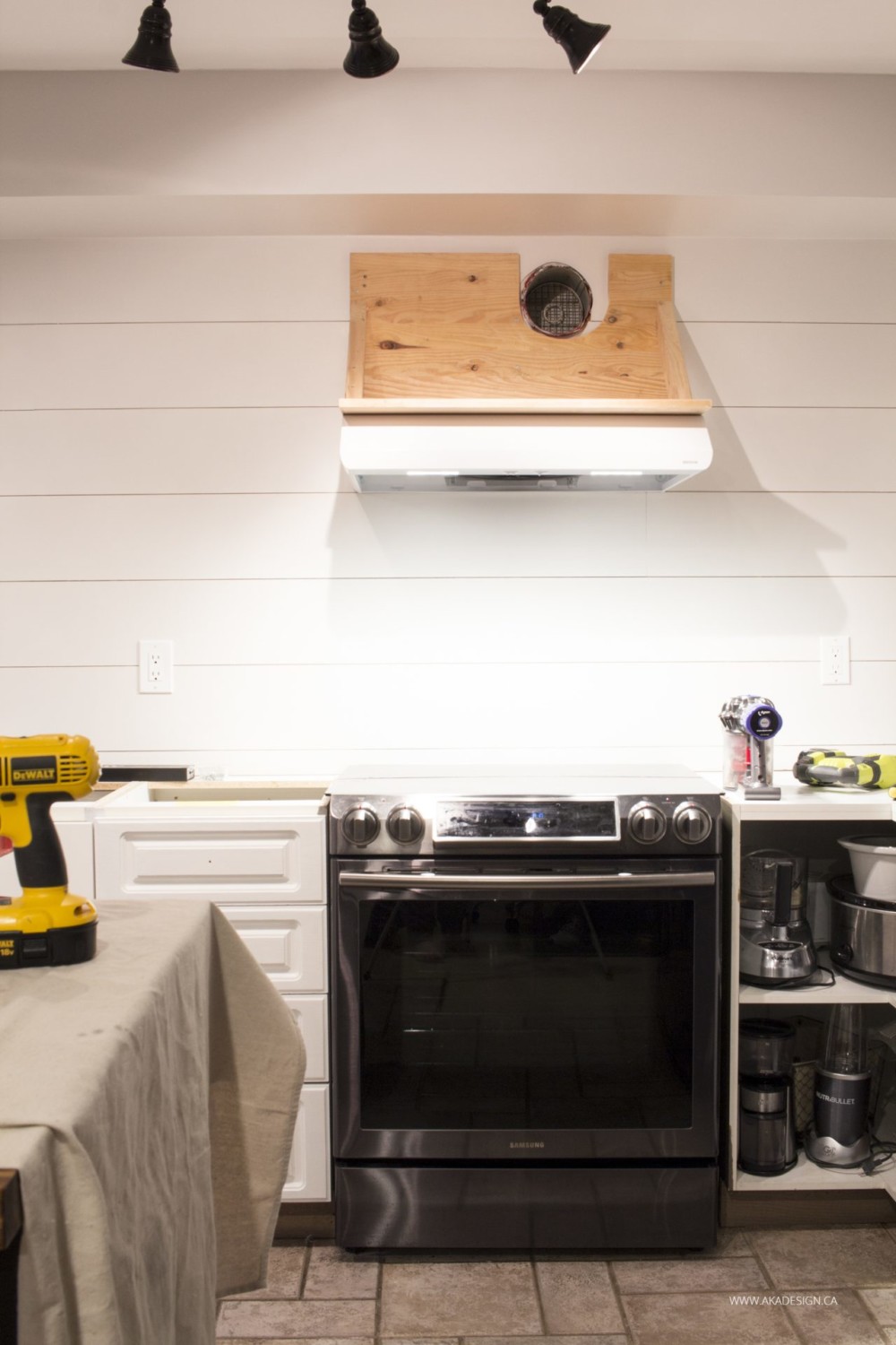 DIY Custom Range Hood Cover