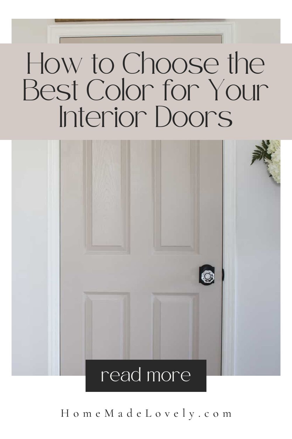 How to Choose the Best Color for Your Interior Doors