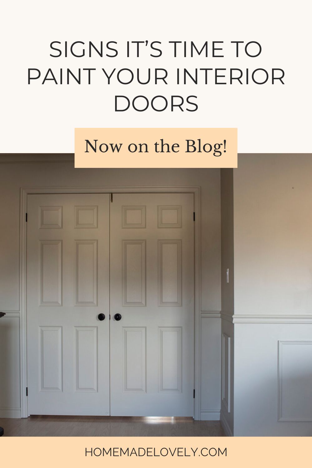 Signs It's Time to Paint Your Interior Doors
