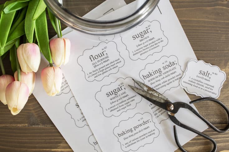 Pantry Labels: Organize Your Kitchen, Free Printable Labels