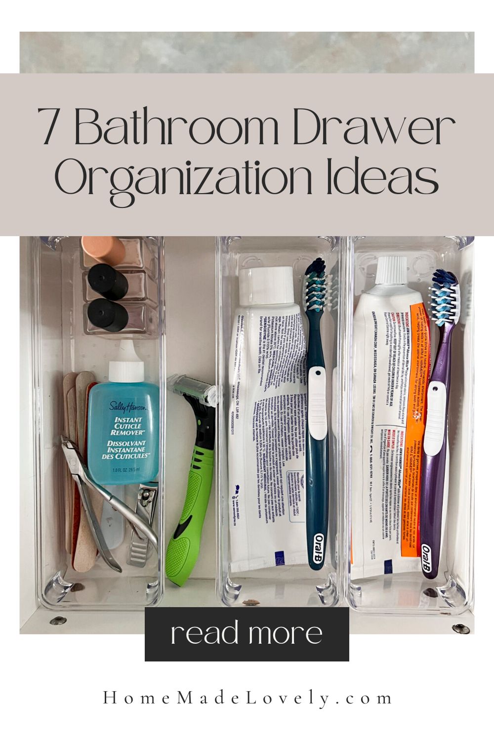 7 Bathroom Drawer Organization Ideas