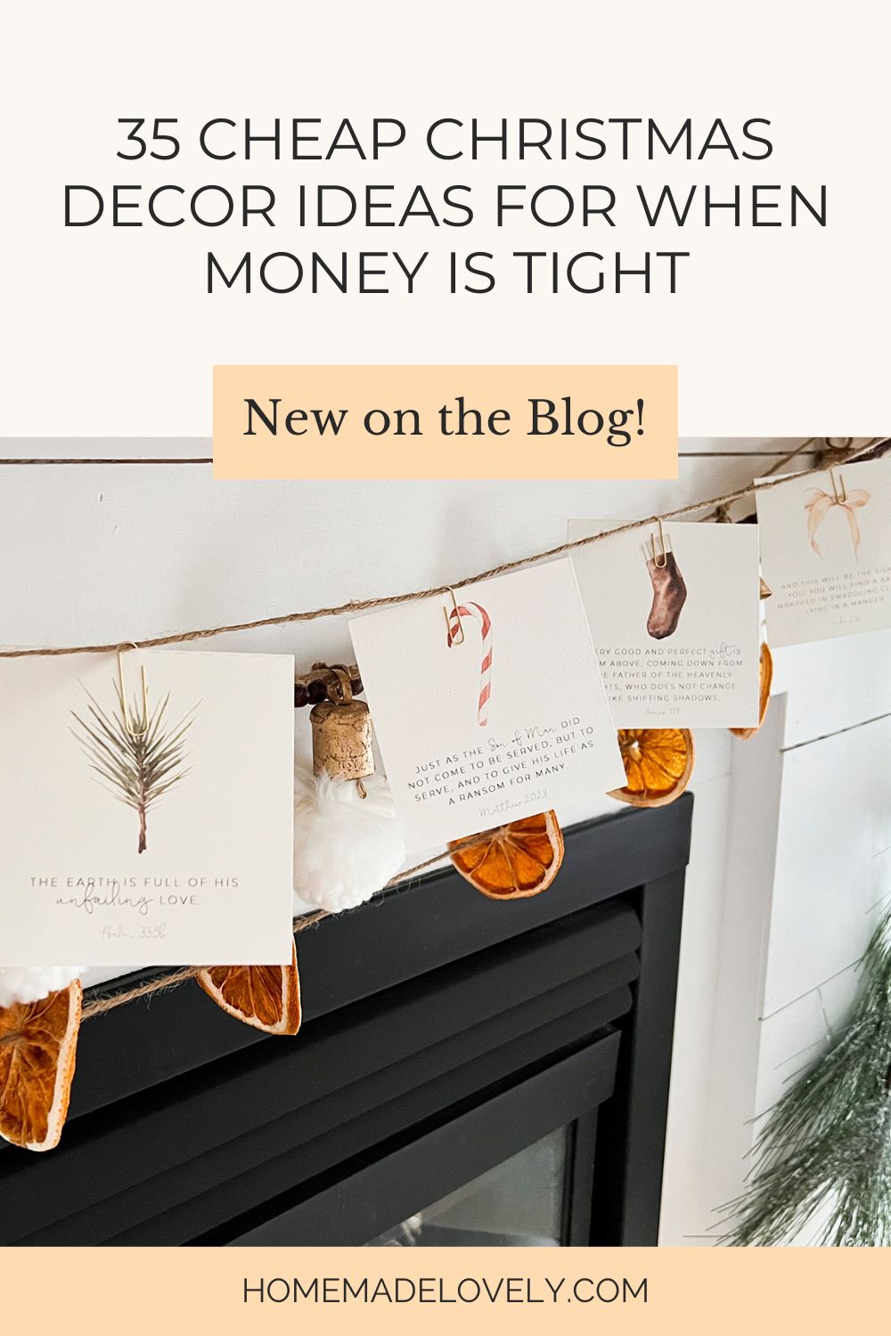 35 Cheap Christmas Decor Ideas for When Money is Tight