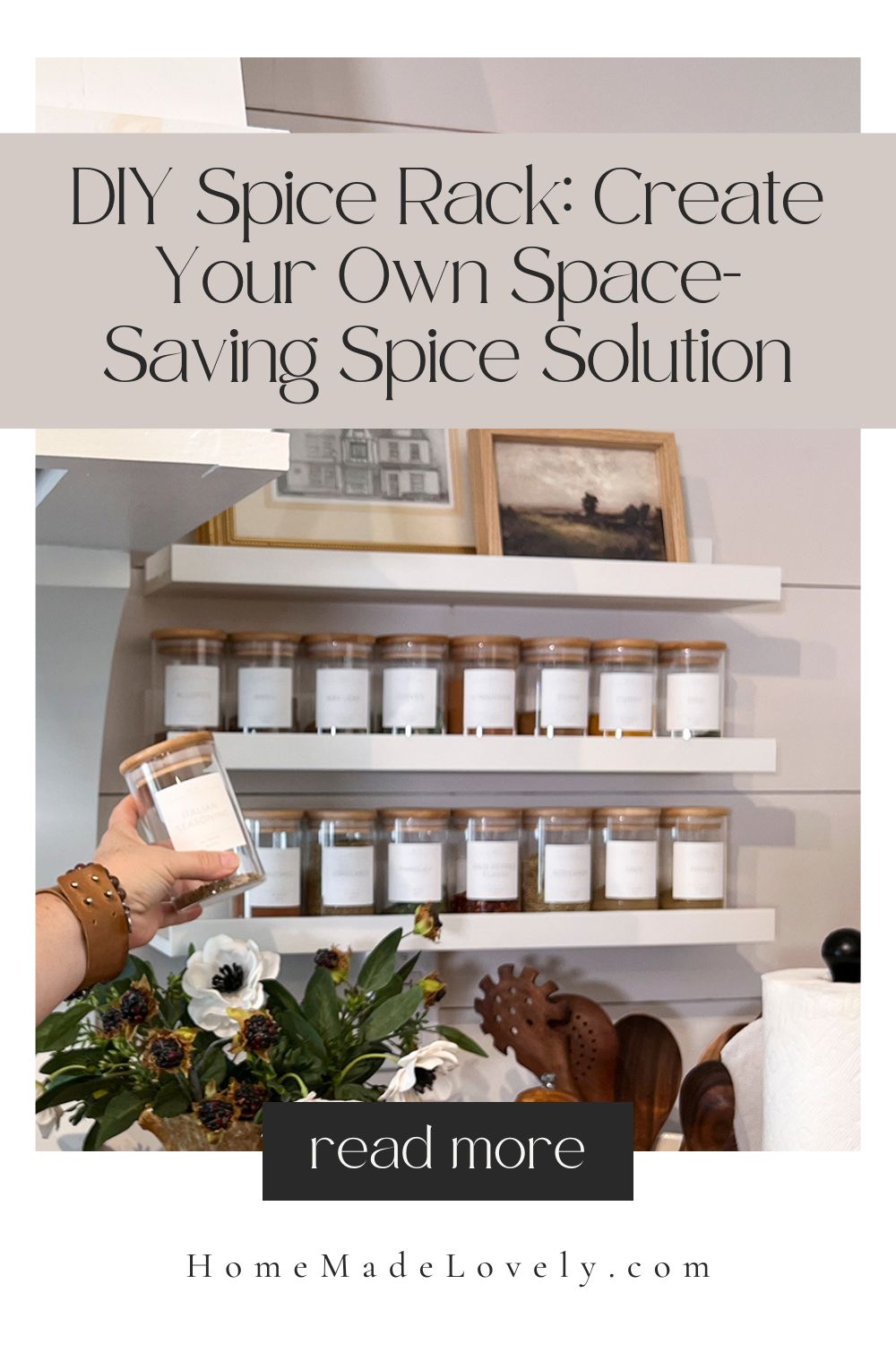DIY Spice Rack: Create Your Own Space-Saving Spice Solution