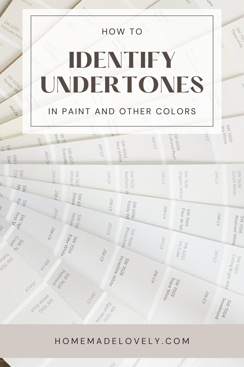How to Identify Undertones in Paint and Other Colors