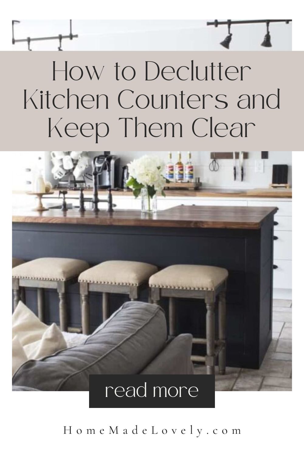 How to Declutter Kitchen Counters and Keep Them Clear