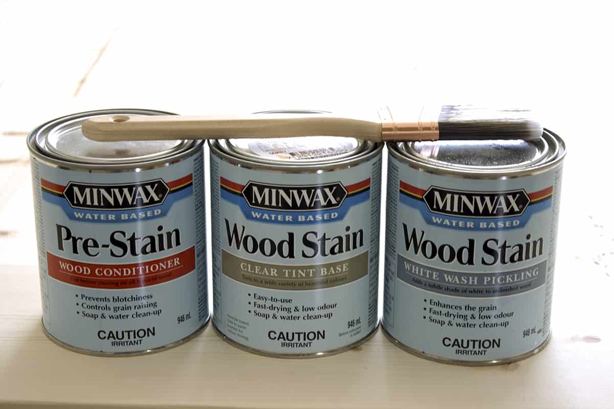 How to White Wash Over Stain with Minwax White Wash Pickling Stain