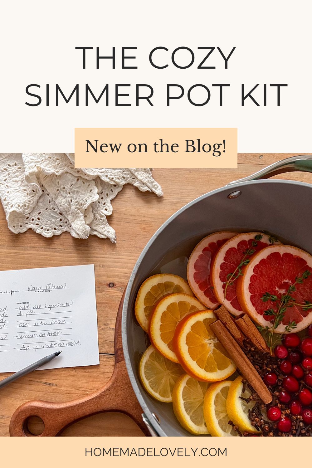 The Cozy Simmer Pot Kit