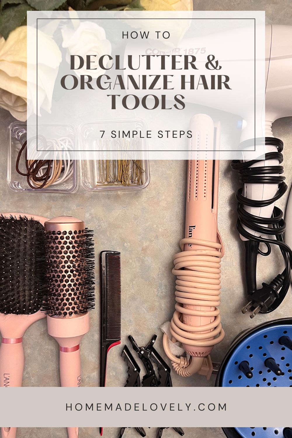 How to Declutter & Organize Hair Tools